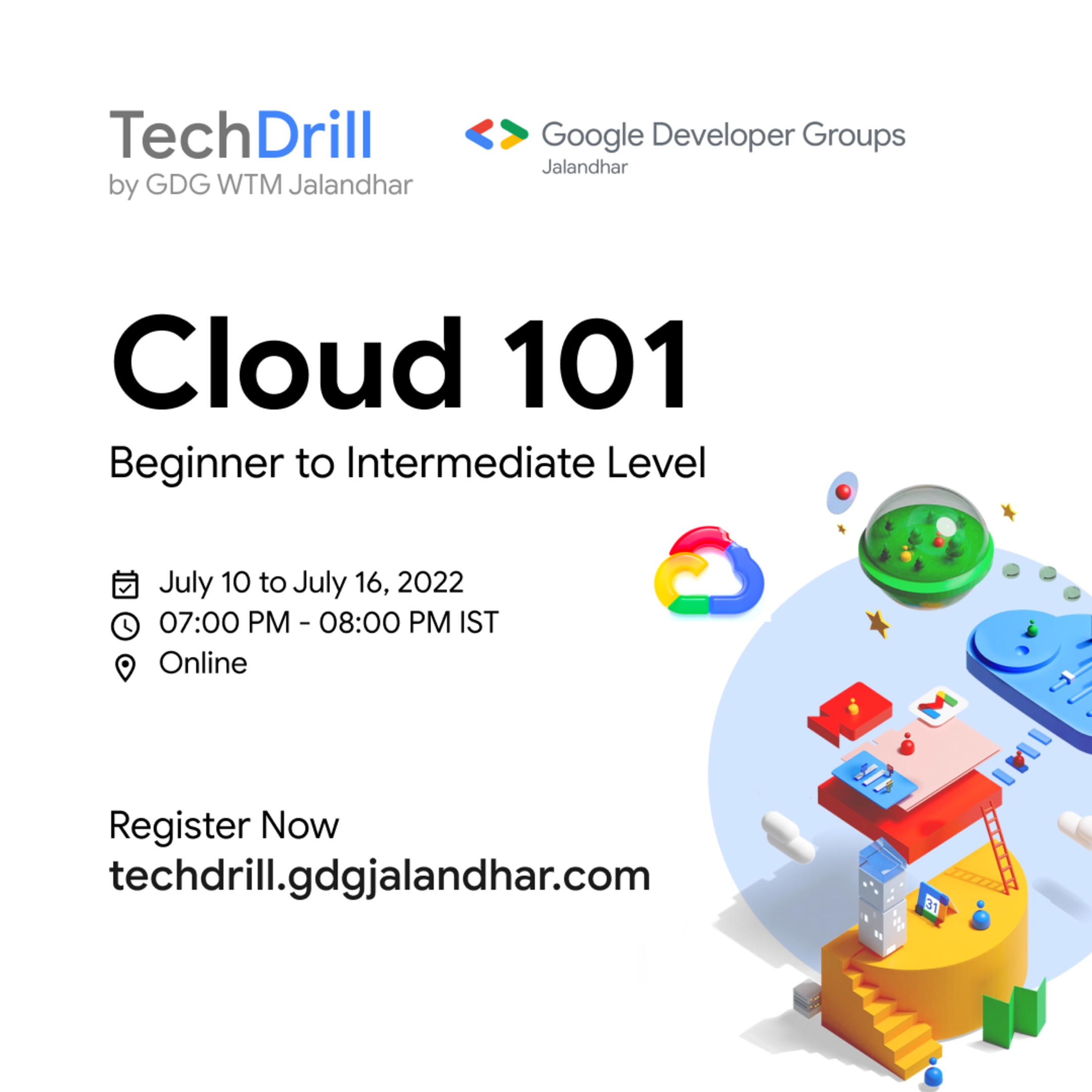 See 11. Cloud 101 | #TechDrill at Google Developer Groups GDG Jalandhar